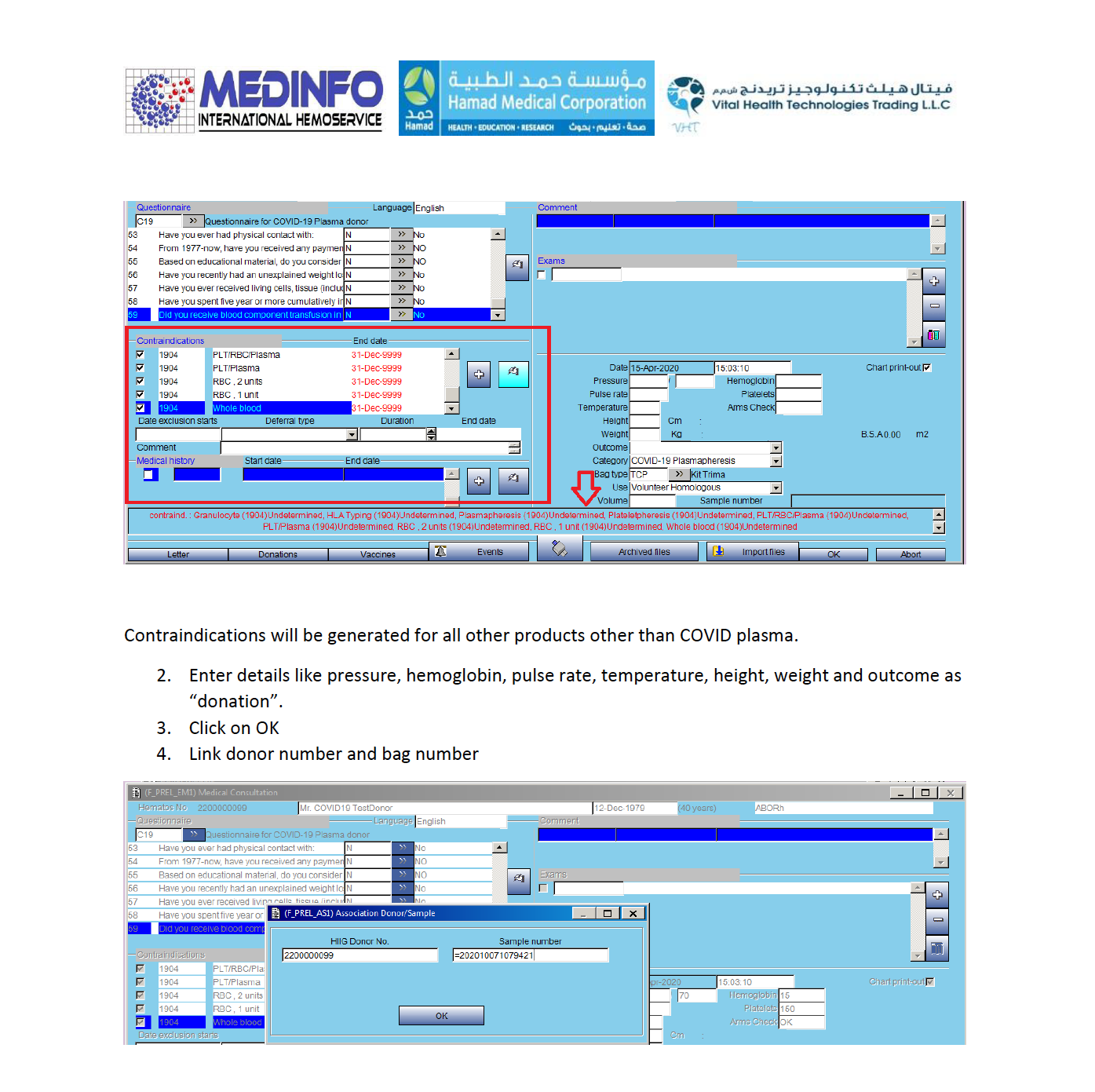 COVID-19 Convalescent Plasma CCP Donor Questionnaire and Collection ...