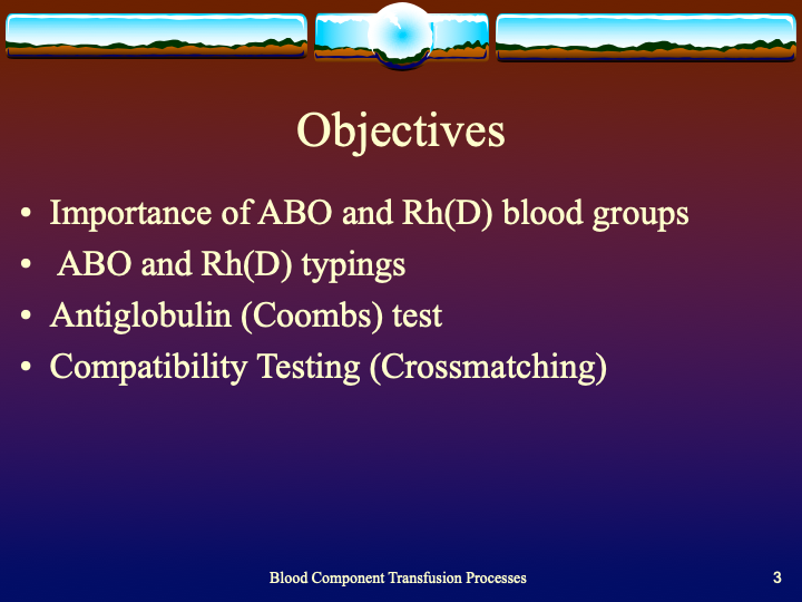 Basic Blood Bank Testing: Medical Student Lecture – Dr. Zeyd Merenkov