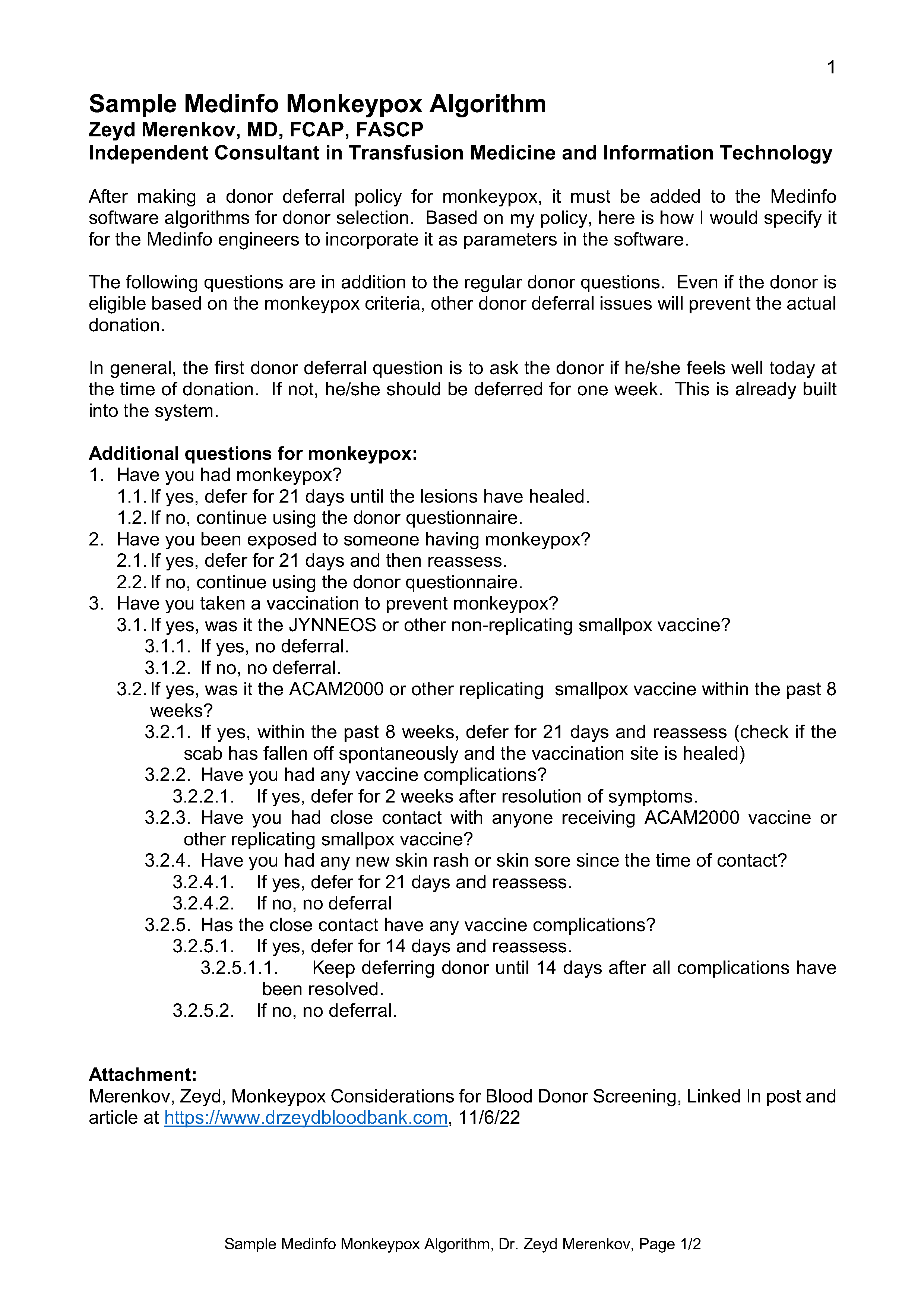 Sample Medinfo Monkeypox Algorithm – Dr. Zeyd Merenkov