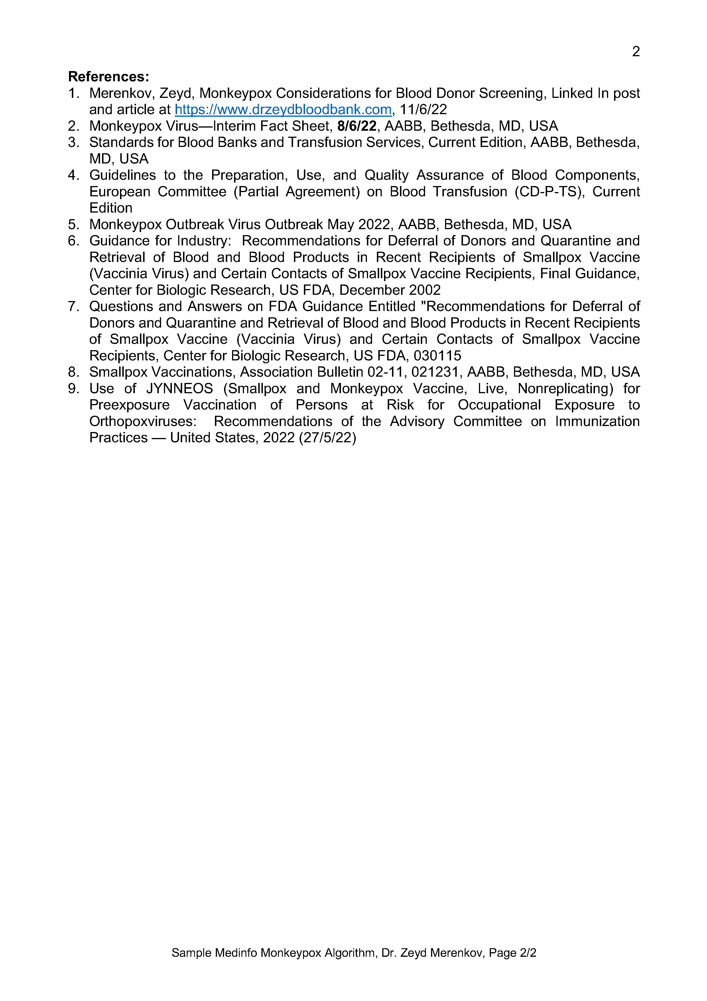 Sample Medinfo Monkeypox Algorithm – Dr. Zeyd Merenkov