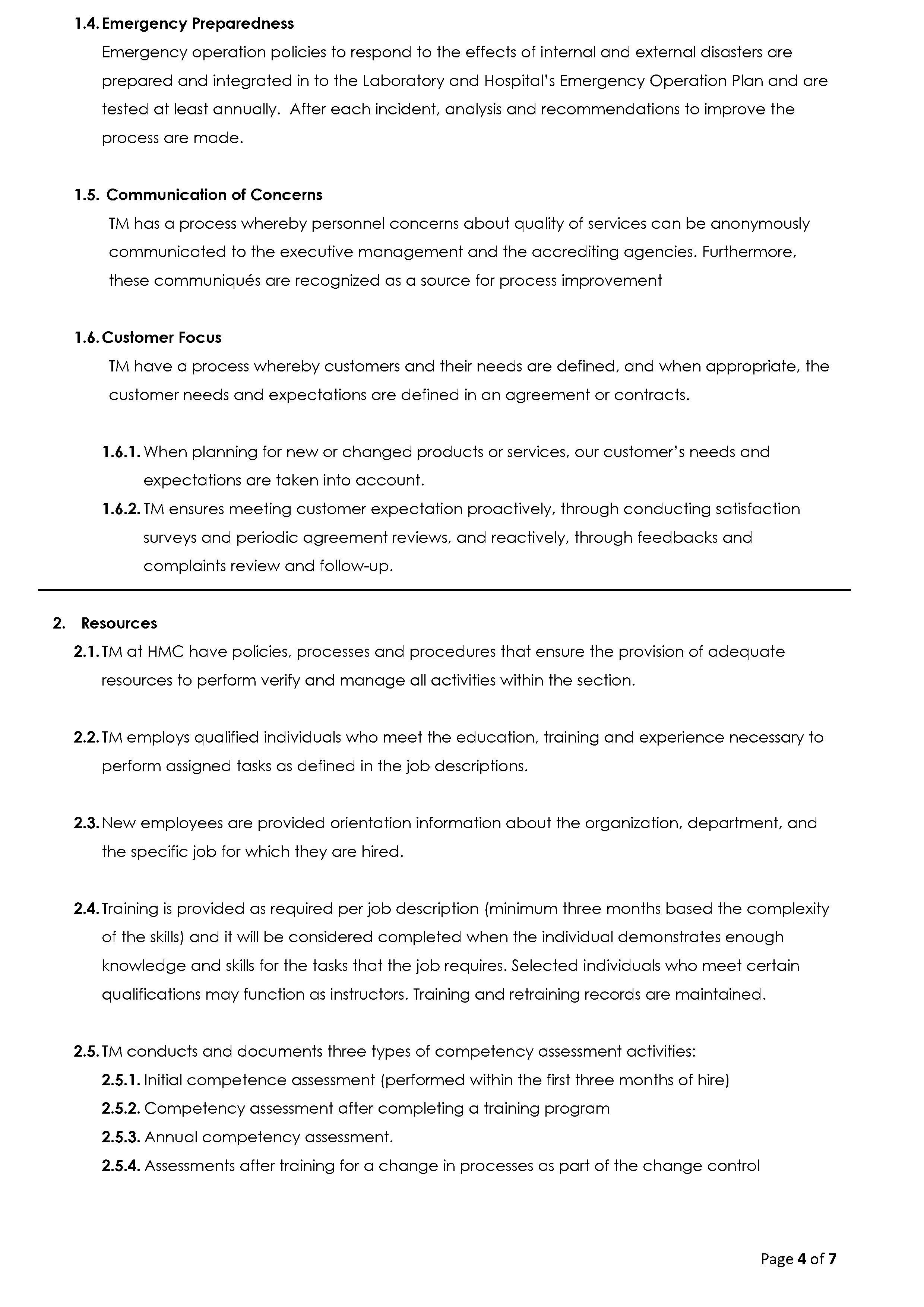 Quality Plan Template – Dr. Zeyd Merenkov