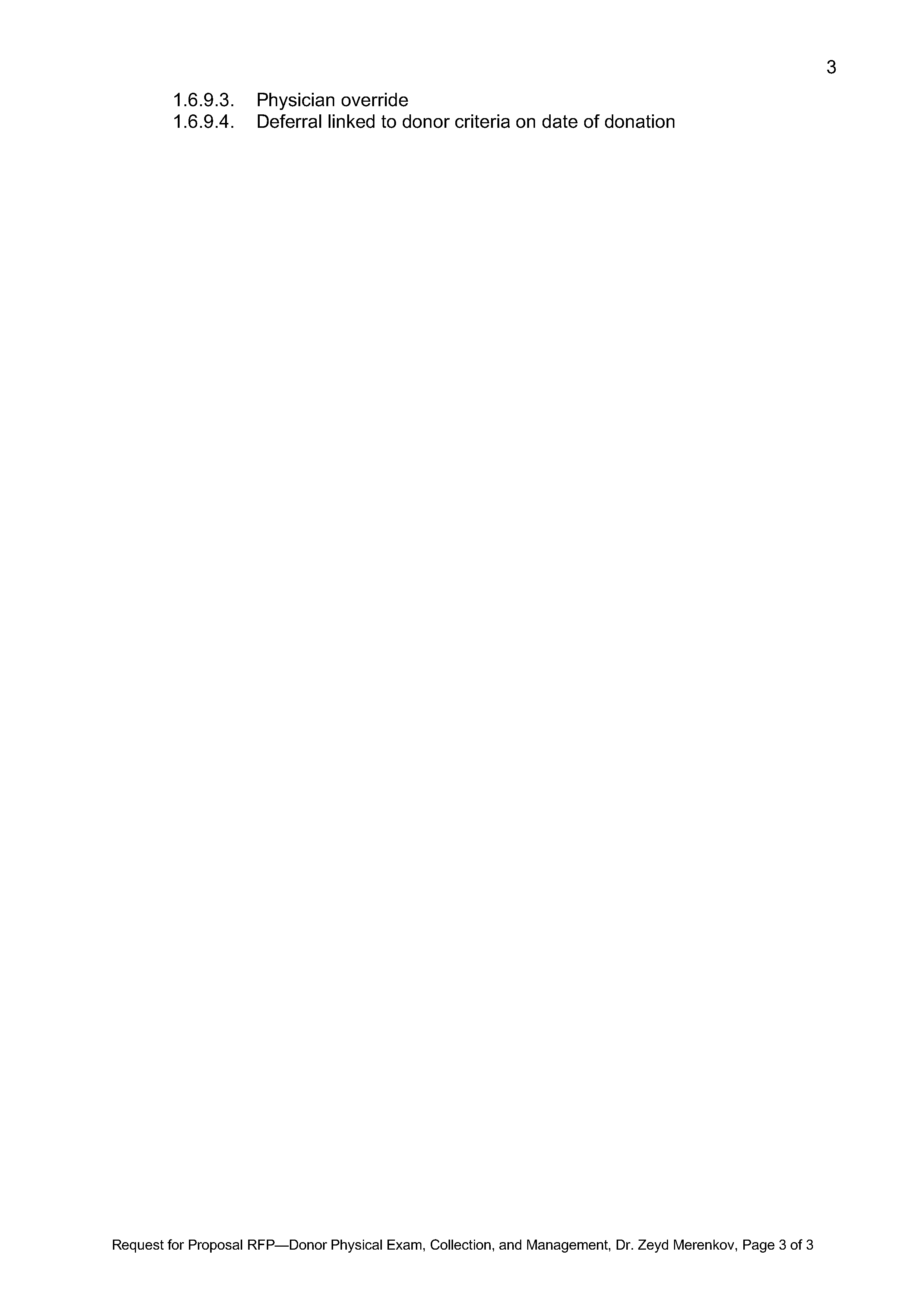 Preparing a Request for Proposal RFP for Blood Bank Software 5 Donor ...