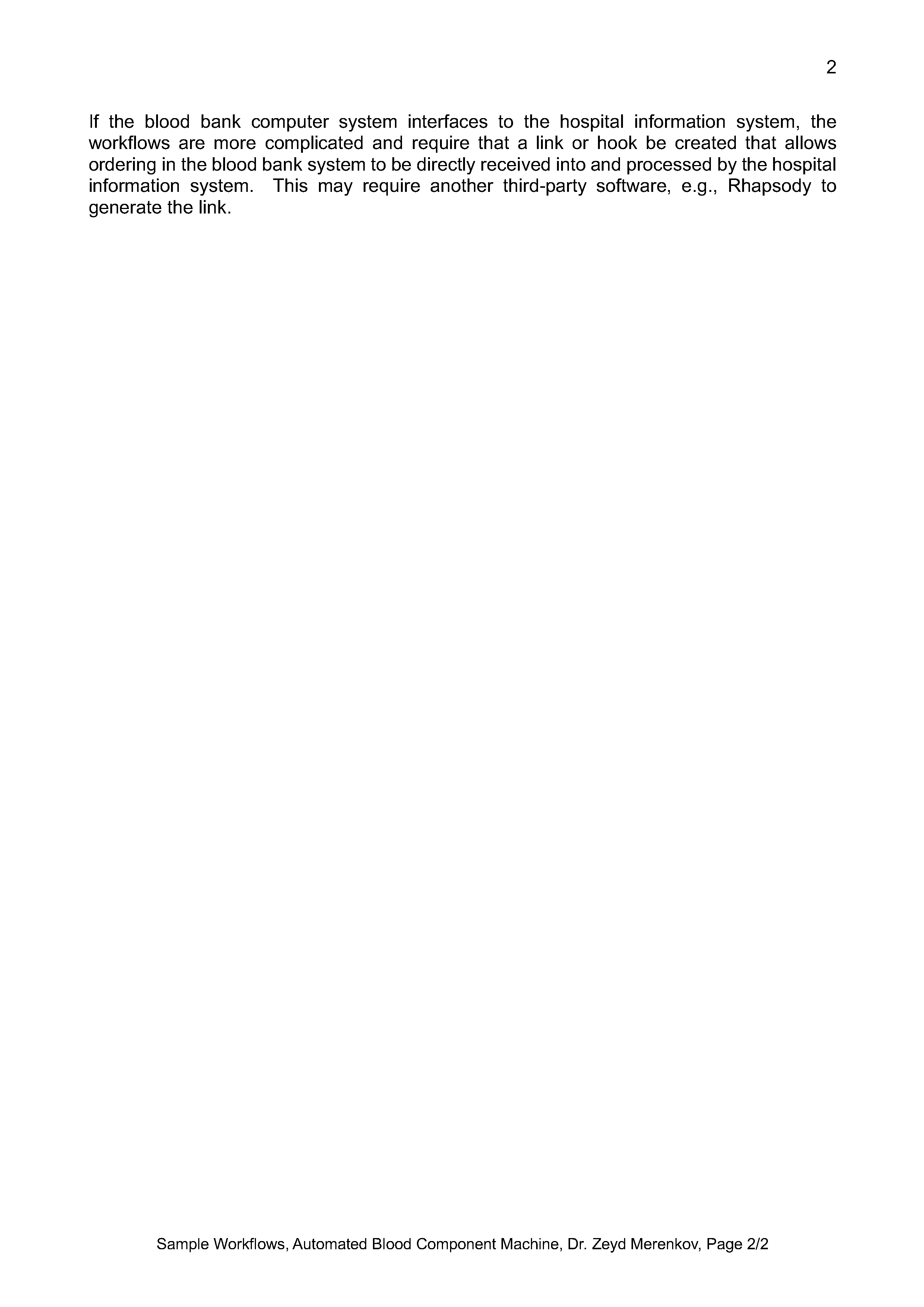 Sample Workflows for Automated Blood Component Dispensing Machines – Dr ...