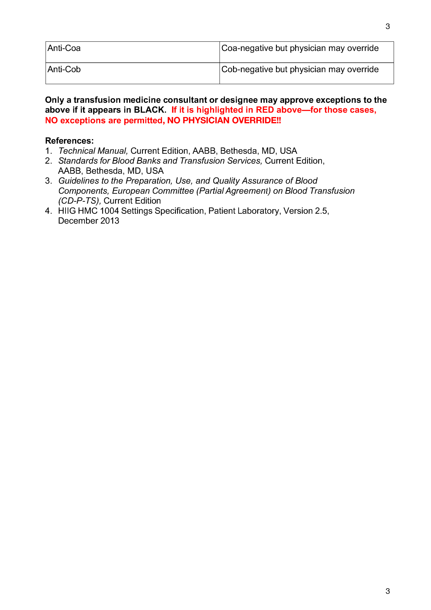 RBC Allocation Rules-Major Blood Types – Dr. Zeyd Merenkov