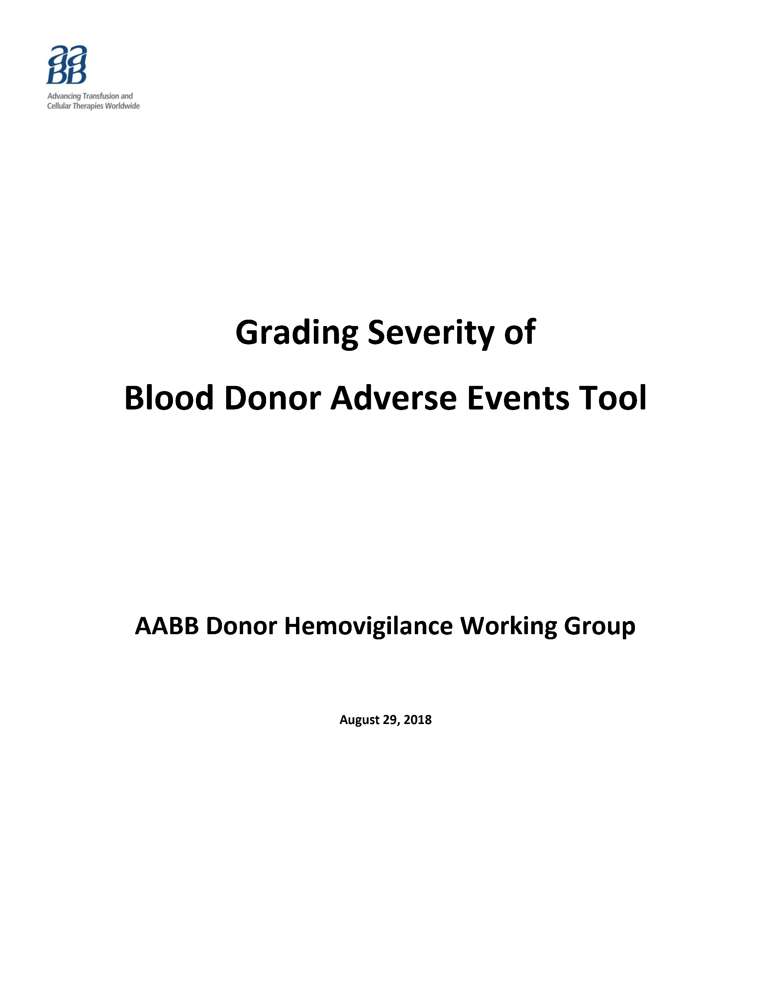 Donor Adverse Reaction Grading – Dr. Zeyd Merenkov